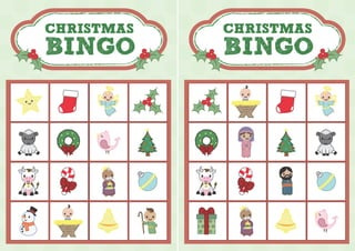 Christmas bingo-Color | PDF | Board Games and Puzzles | Games and Puzzles