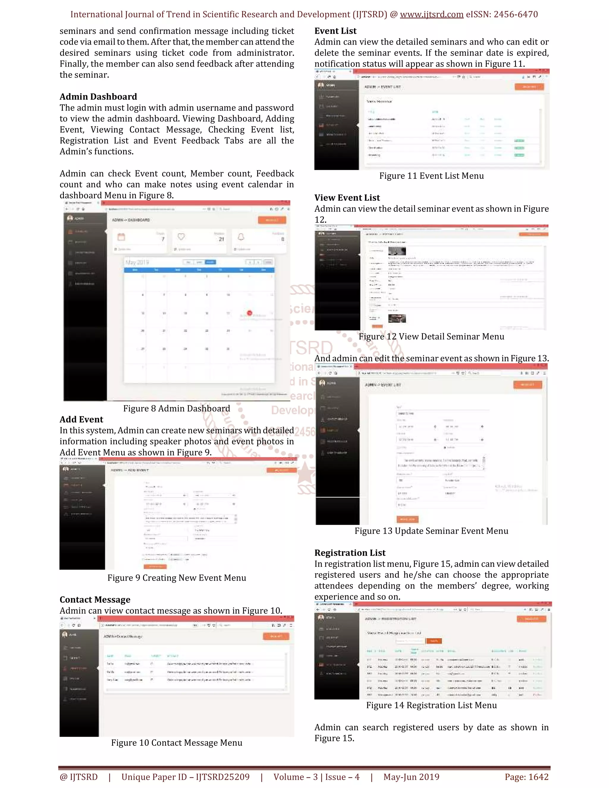 Web Based Event Management System EMS | PDF