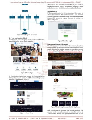 Web Based Event Management System EMS | PDF