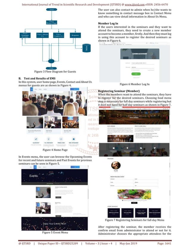 Web Based Event Management System EMS | PDF