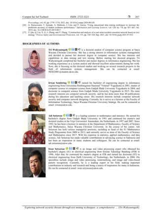 Exploring network security threats through text mining techniques: a comprehensive analysis | PDF