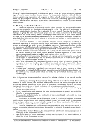 Exploring network security threats through text mining techniques: a comprehensive analysis | PDF