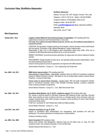 STROFFOLINO_eng | DOC | Logistics | Business