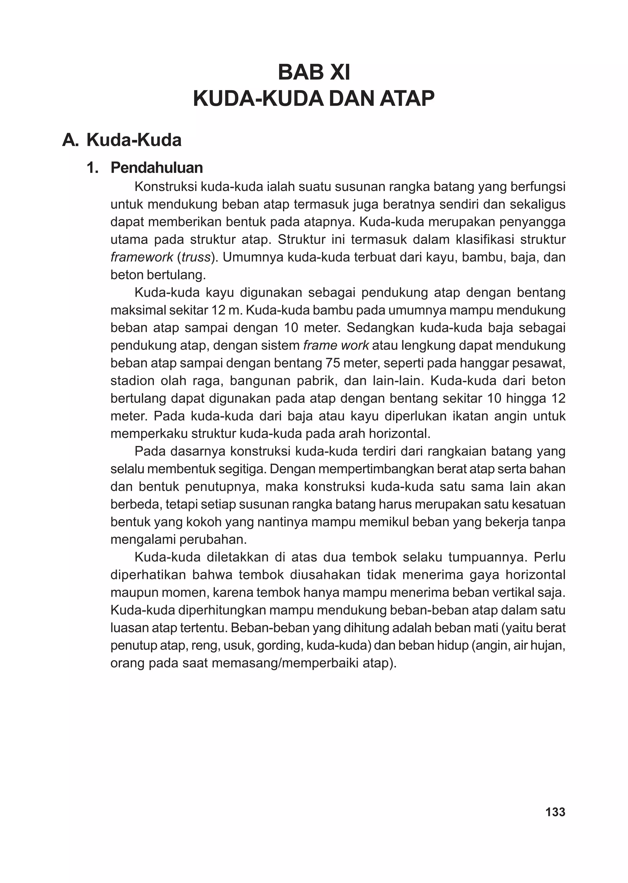 kuda-kuda dan Atap | PDF