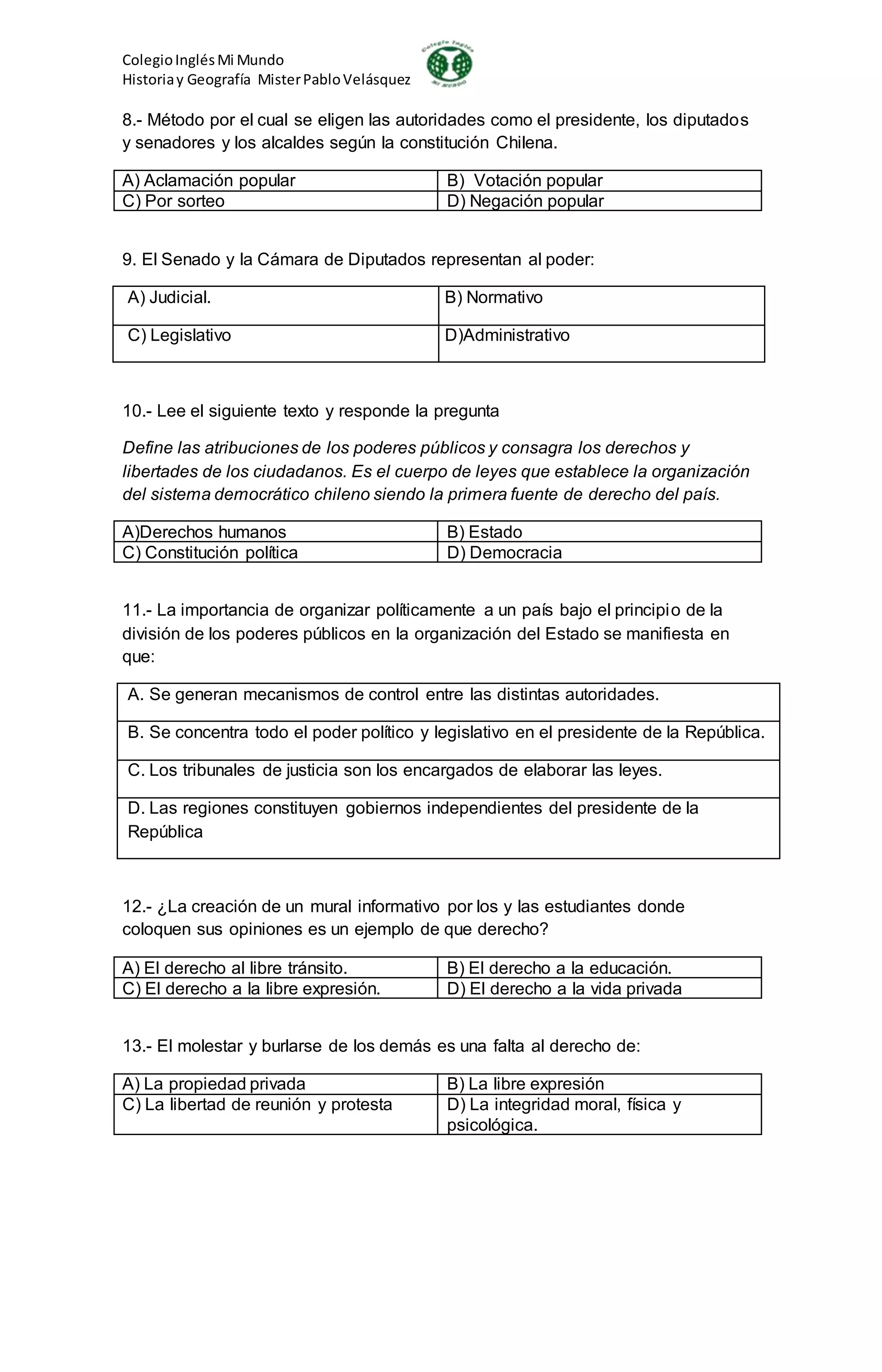 345429419 prueba-unidad-la-organizacion-politica-de-chile-y-los ...
