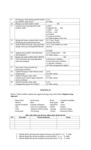 Kuisioner-Smd-Word.AKREDITASI PUSKESMAS TEGALREJO | DOCX
