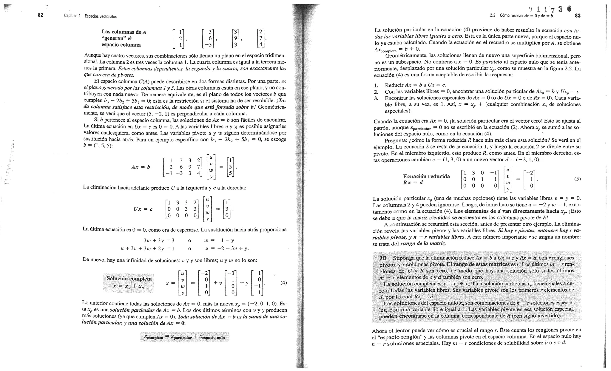 Álgebra Lineal y Sus Aplicaciones - Gilbert Strang - 4ta Edición | PDF