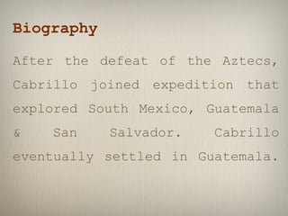 Juan Rodriguez Cabrillo | PDF