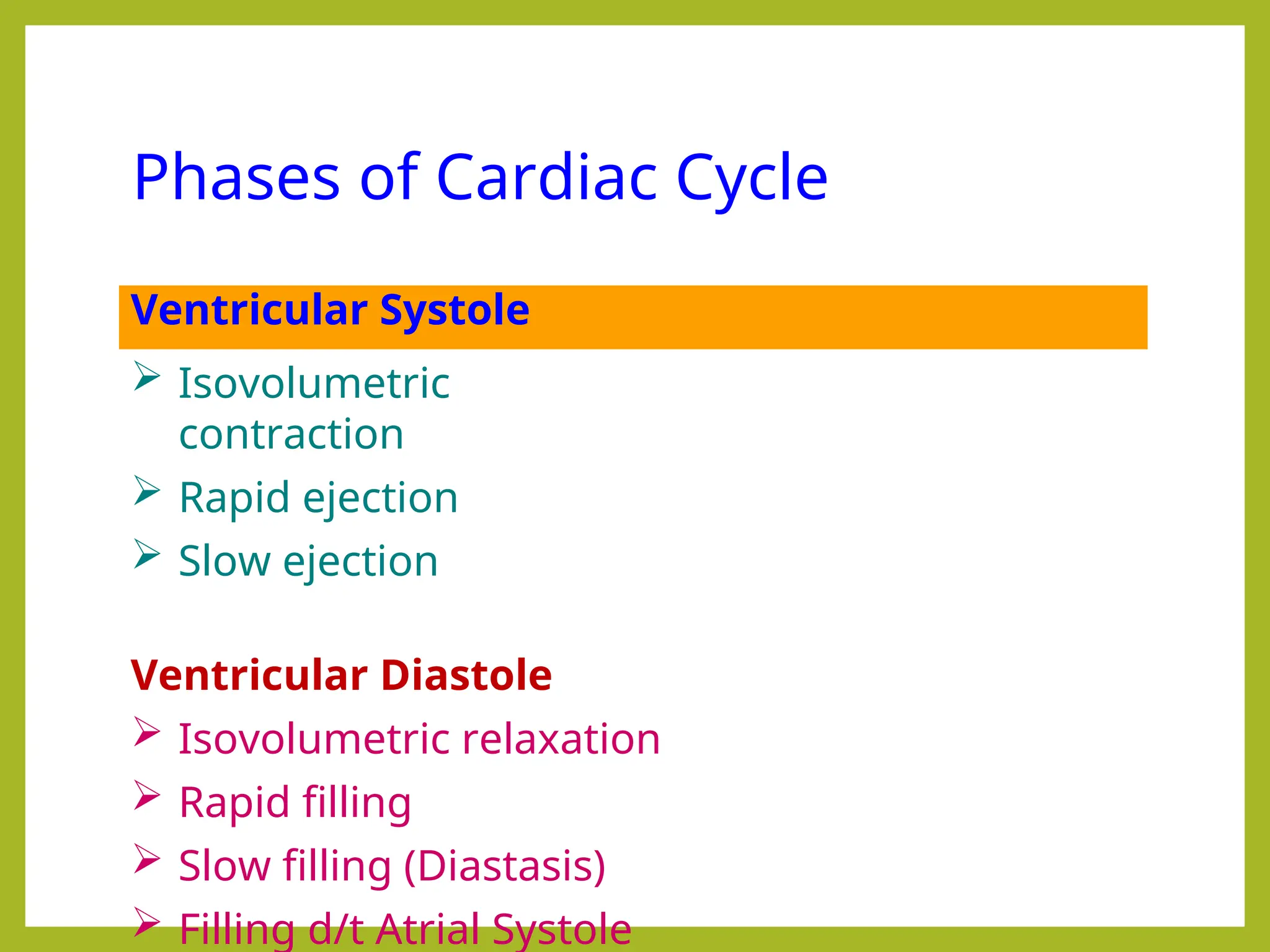 cardiac cycle parts full presentation online | PPT