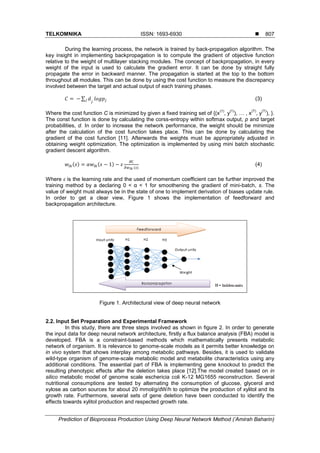 Prediction of Bioprocess Production Using Deep Neural Network Method | PDF