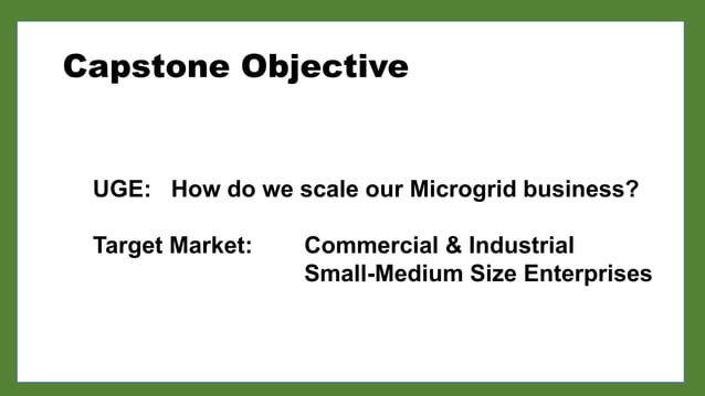 UGE Capstone Presentation FINAL | PPT