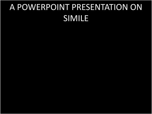 (346411764) ppt simile | PPT