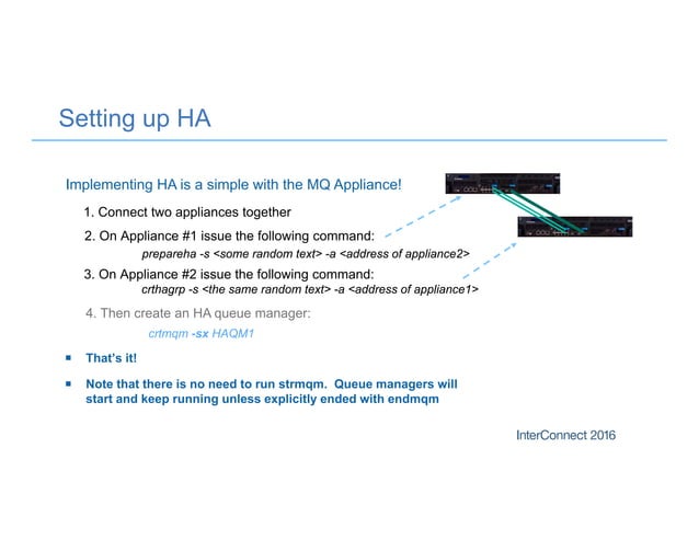 Building a Highly available messaging hub using the IBM MQ Appliance | PDF