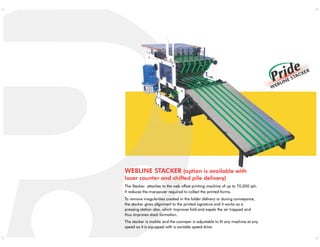 Web Offset STACKER Pramod Engineering India | PPT