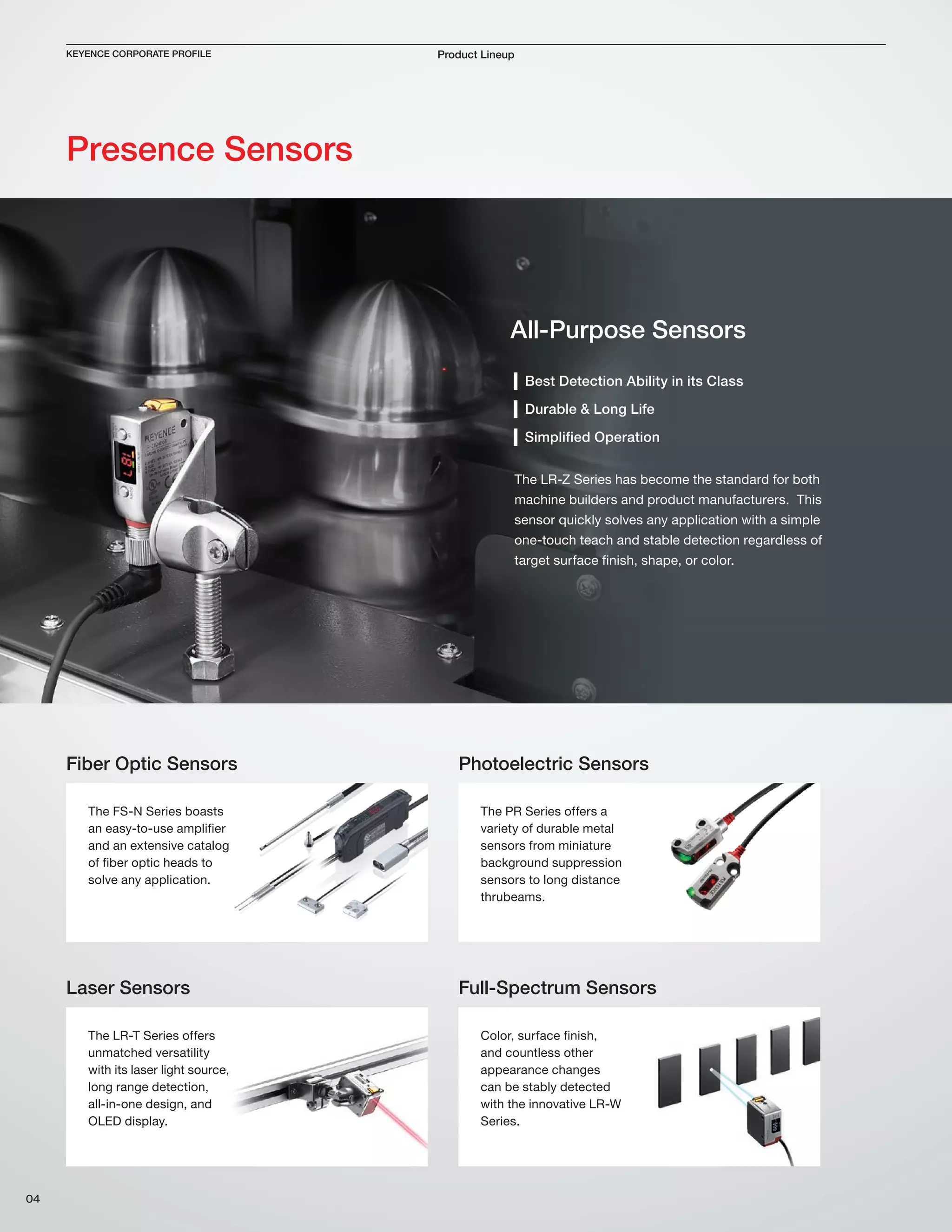 Keyence Company Profile - English | PDF