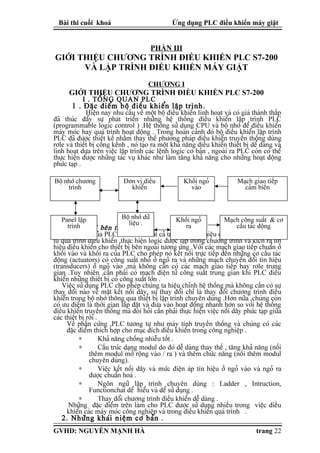 Ứng Dụng Vào Lập Trình PLC S7200 Điều Khiển Máy Giặt Một Thùng Trục ...