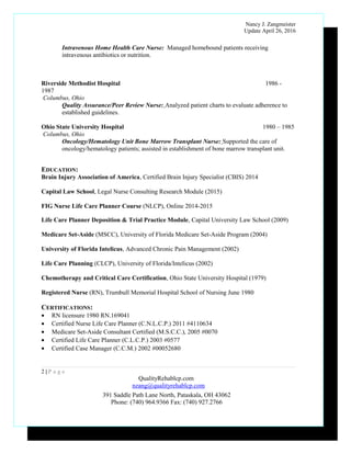 Nancy CV | DOC