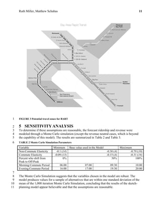 Alternative BART Fares TRB - Miller Schabas - v7F | PDF