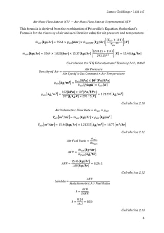 Internal Combustion Engine Performance Characteristics Final Compressed ...