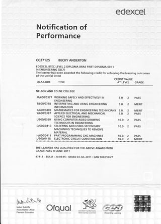 BTEC Engineering | PDF
