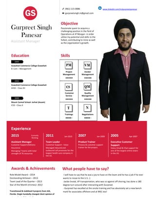 Gurpreet Cover letter & Resume | PDF | Business Administration | Business