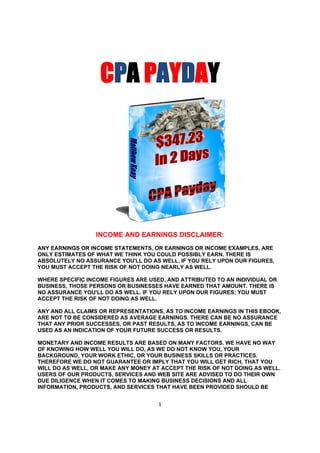 $347.23 in 2 days - Cpa Payday | PDF