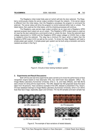 Real Time Face Recognition Based on Face Descriptor and Its Application ...