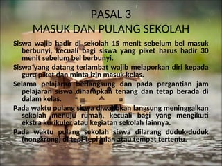 Tata Krama dan Tata Tertib Kehidupan Sosial Sekolah | PPT