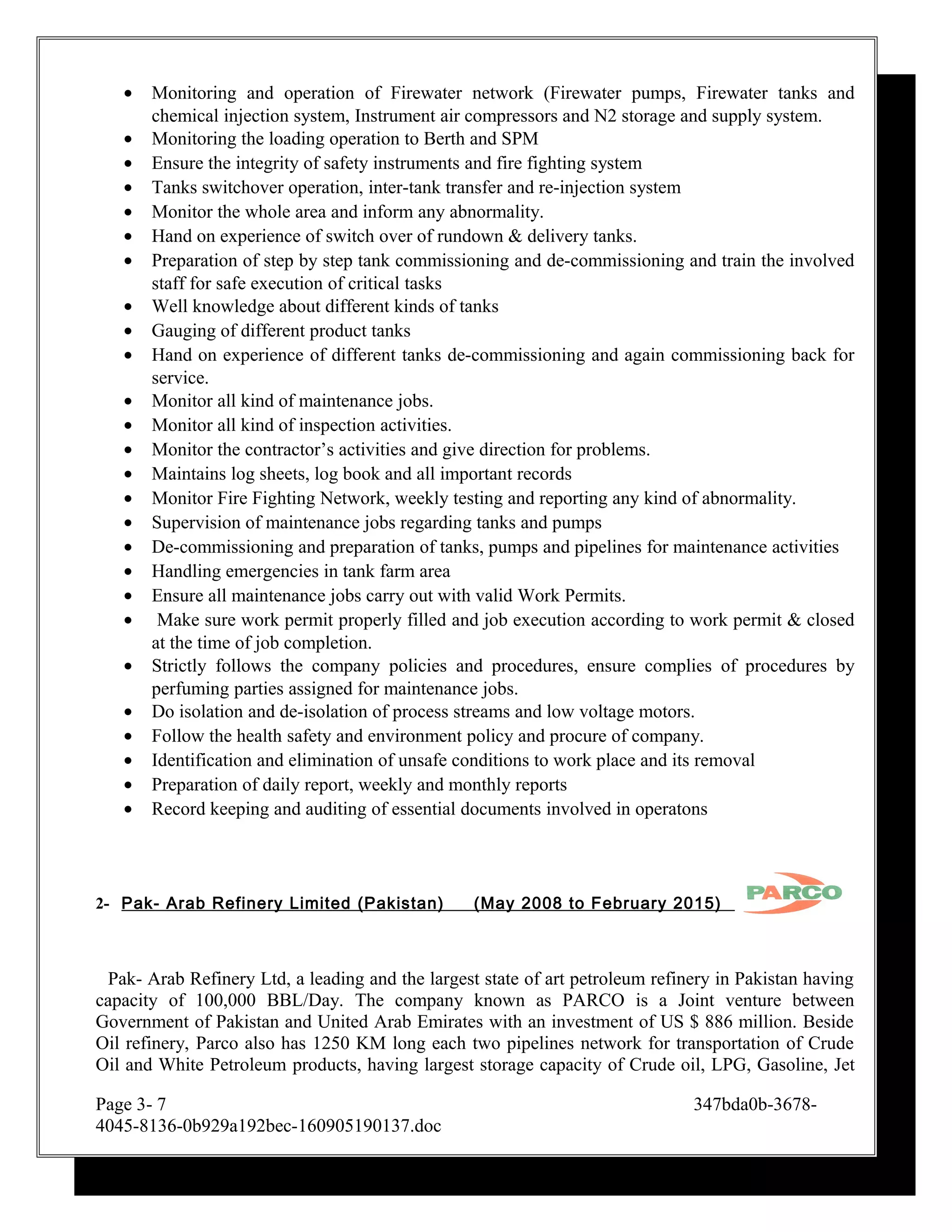 Asif Mahmood Resume | PDF