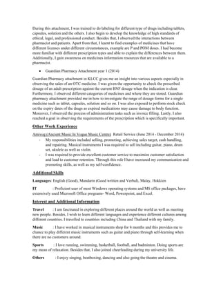 Lim Chen Ning%27s CV | PDF