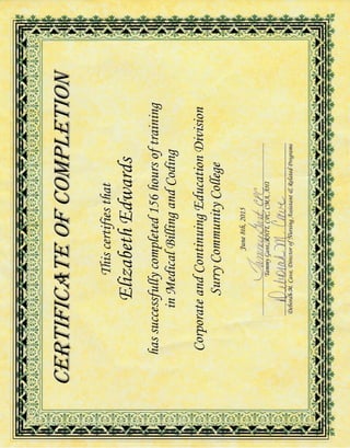 MBC Certificate | PDF