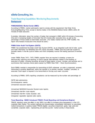 eDelta Trading Platform Marketing-2015 | PDF