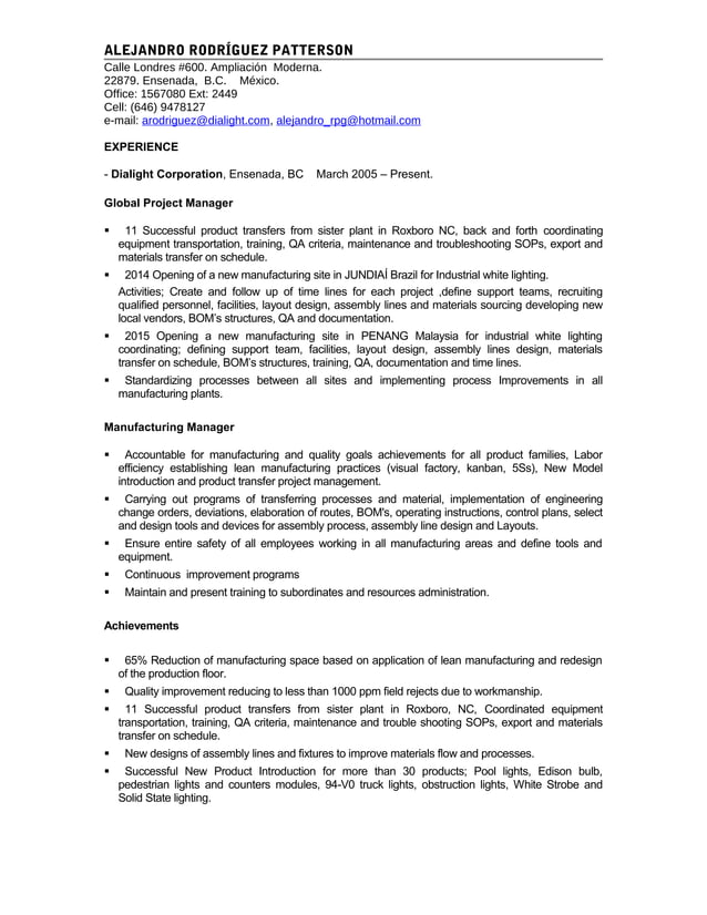 Resume Alejandro RP | DOC