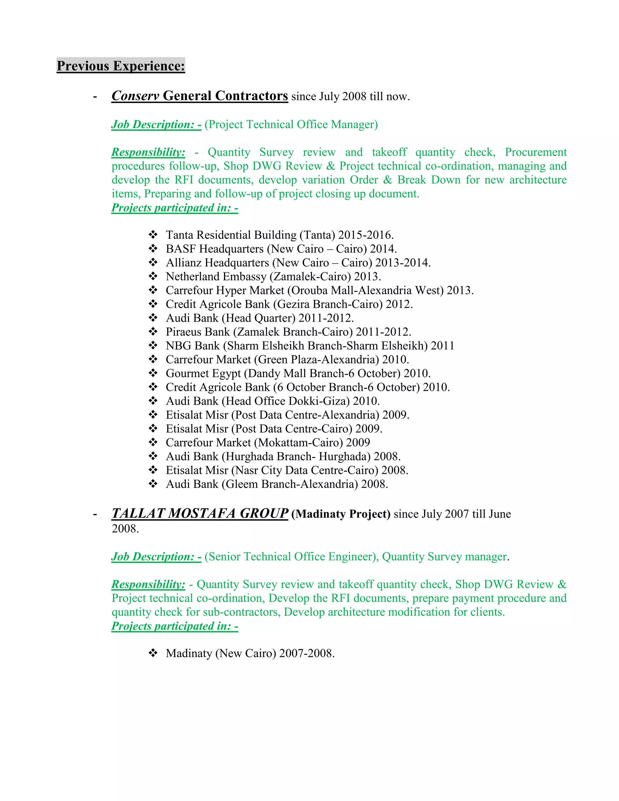 CV_Arch_2017 | PDF | Professional School | Postgraduate Education