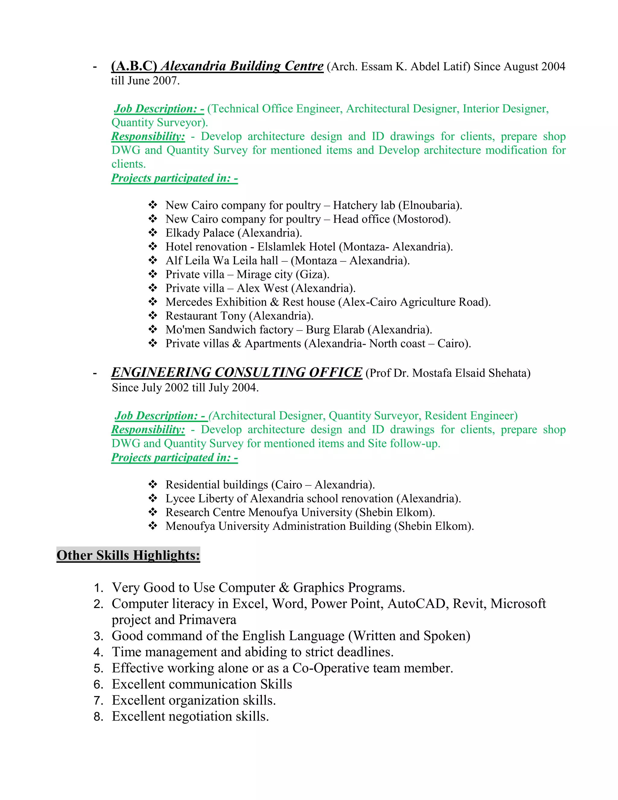 CV_Arch_2017 | PDF | Professional School | Postgraduate Education