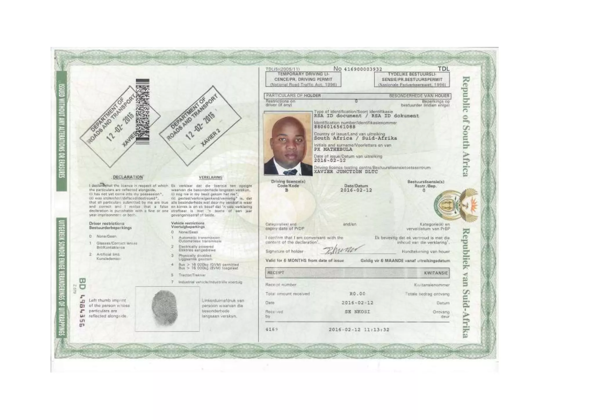 Drivers Licence | PDF