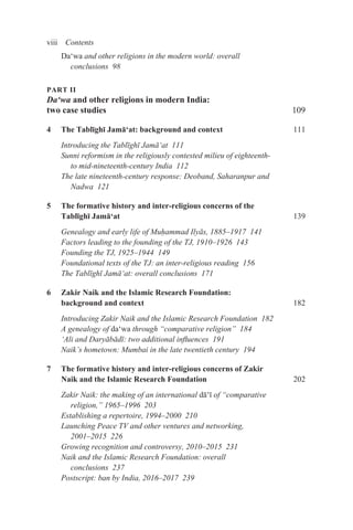 Dawa And Other Religions Indian Muslims And The Modern Resurgence Of ...