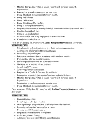 Ajaj A. Shaikh Presentation | DOCX | Business Accounting & Finance | Business