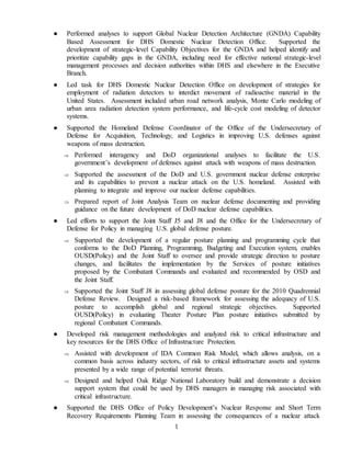 Sean Barnett CV 11-12-15 | DOCX | Defense Industry | Industries