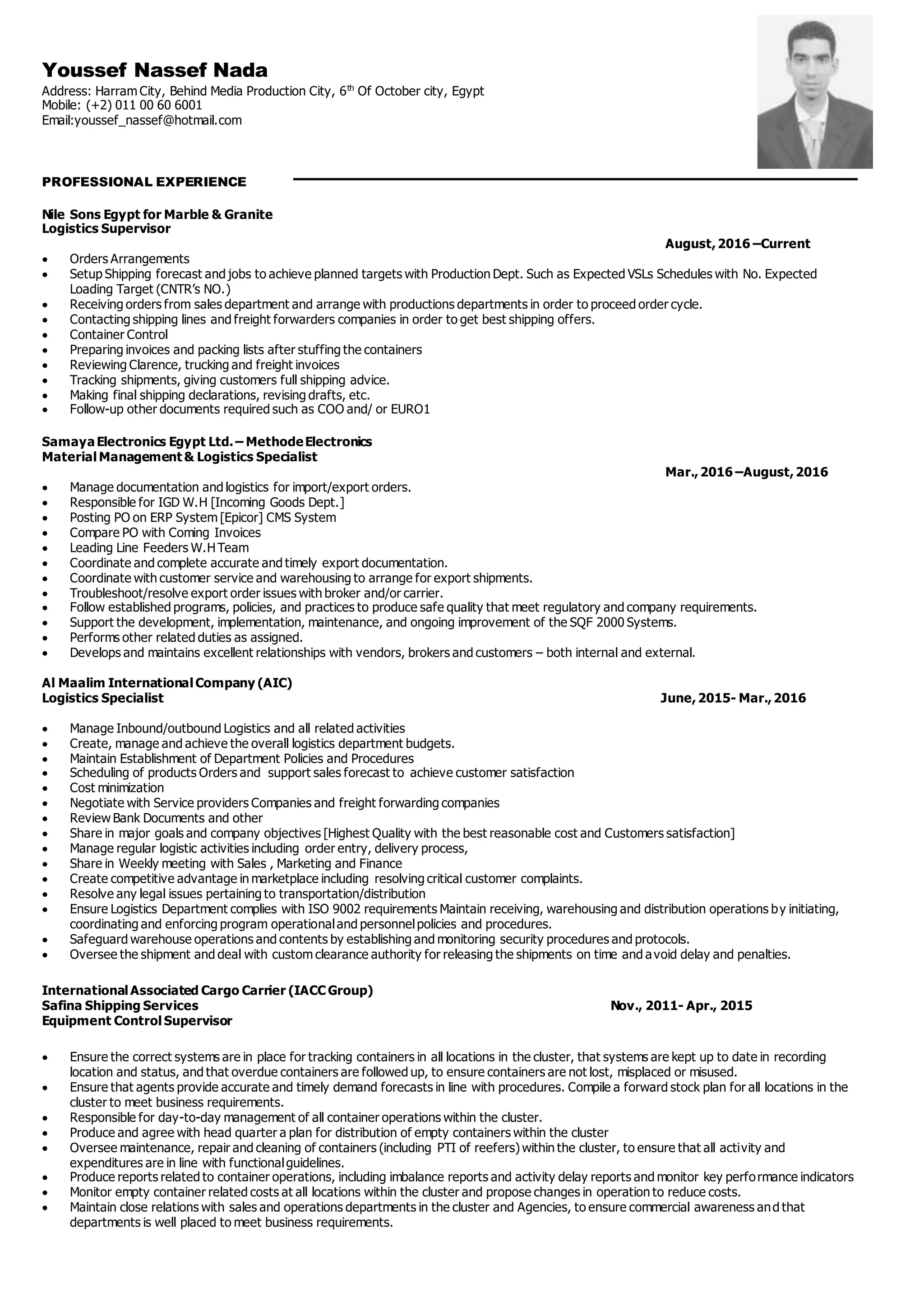 Youssef's C.V | DOCX