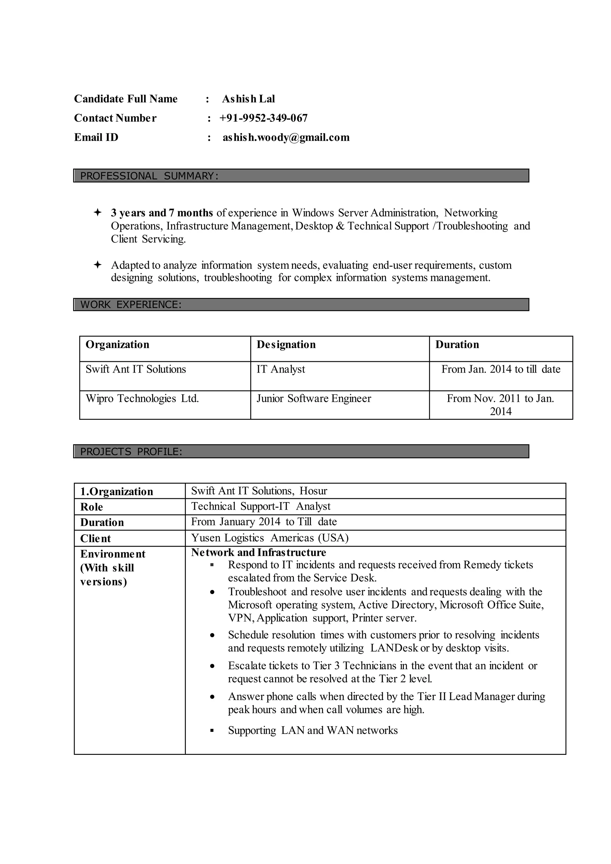 Ashish_Resume | PDF