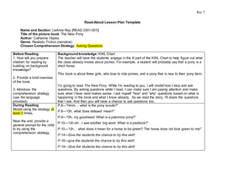 Ray_LeAnne_001_BIB and IRA Lesson Plan | PPT