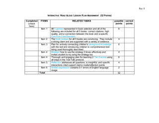 Ray_LeAnne_001_BIB and IRA Lesson Plan | PPT