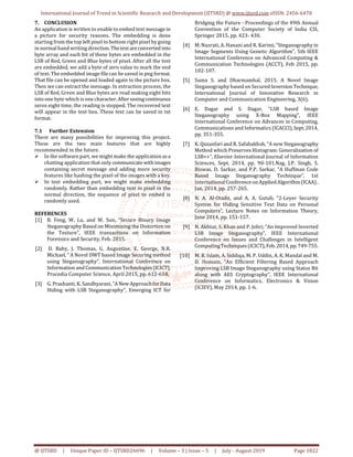 Text Embedded System using LSB Method | PDF