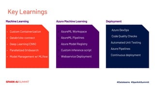 Productionizing Machine Learning Pipelines with Databricks and Azure ML ...
