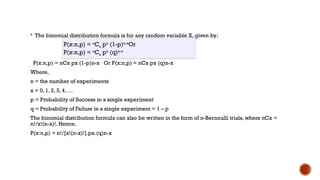 Bernoulli trail for ECE department 2nd year pptx | PPT