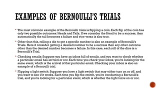Bernoulli trail for ECE department 2nd year pptx | PPT | Free Download
