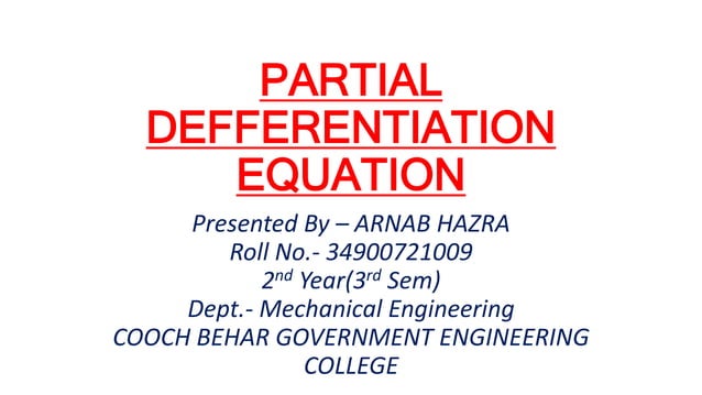 Partial Differentiation Equation.pptx