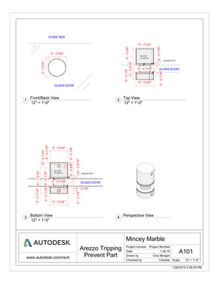 Arezzo Tripping Prevent Part - Sheet - A101 - Mincey Marble | PDF