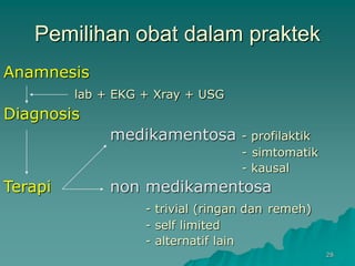 Prinsip-Pemilihan-Obat dalam kedokteran gigi | PPT